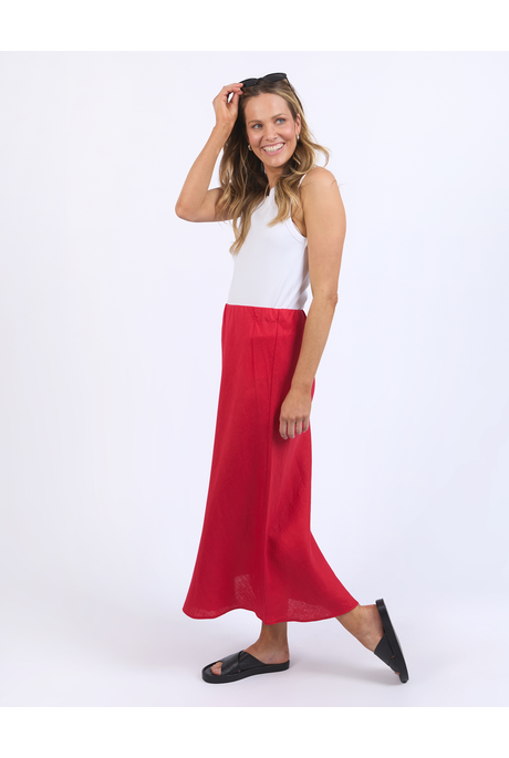 Elm Eleni Skirt | Bittersweet Red – ZUBU